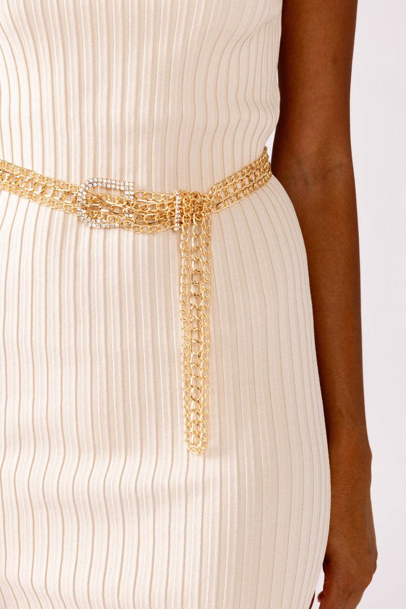 Bella Gold Chain Belt – fab'rik