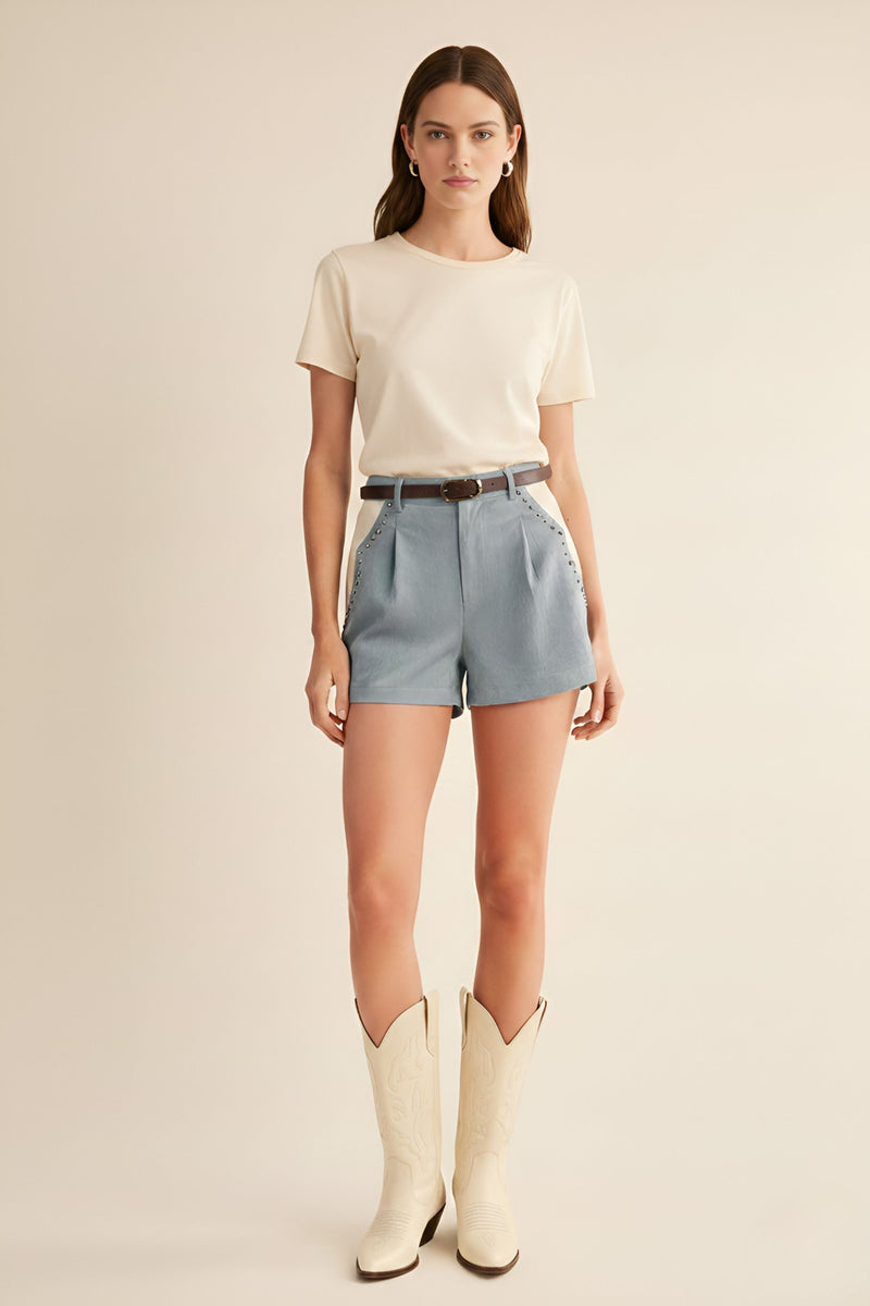 Hannah Studded Shorts – fab'rik