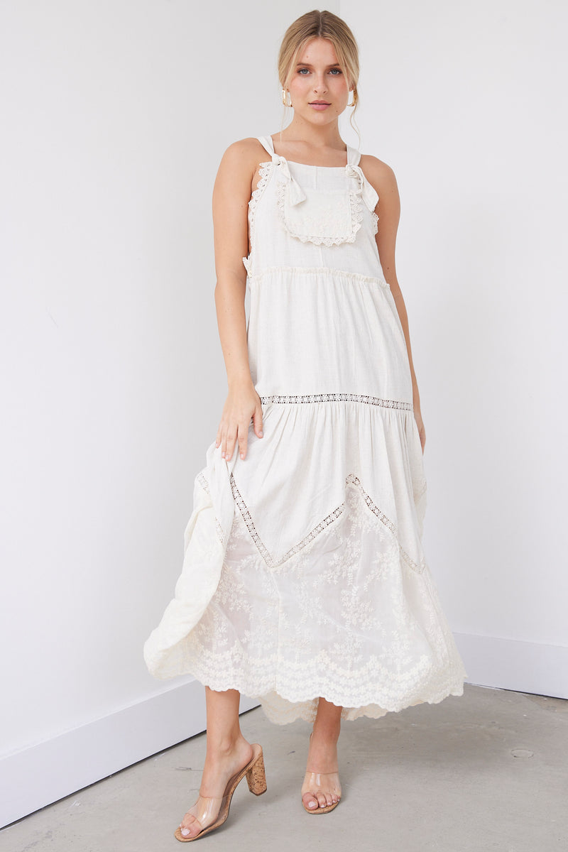 SALE - Isabelle Lace Detail Maxi Dress – fab'rik